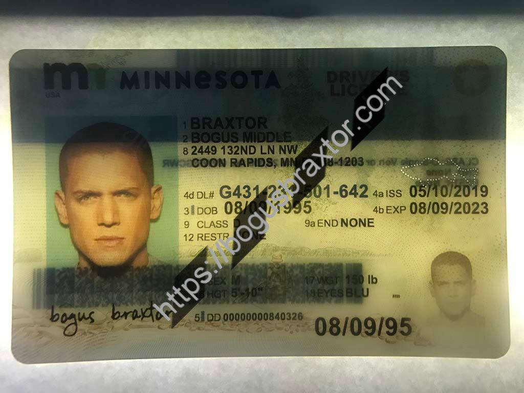 Minnesota Fake ID - Bogusbraxtor