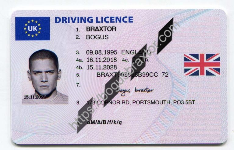 Bogus Braxtor Fake ID - Scannable Fake ID Cards